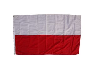 4260307160357 - XXL Flagge Polen 250 x 150 cm Fahne mit 3 Ösen 100g m² Stoffgewicht