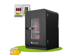4262437181806 - 2in1 Mini Kühlschrank 15 Liter Schwarz Kühl- und Heizfunktion 12V und 230V - Büro Camping