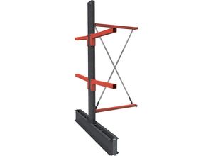 4061753294043 - Kragarmregal Igor Superschwer doppelseitig HxB 3000 x 1000 mm Abstand 1000 mm Anbauregal kaiserkraft