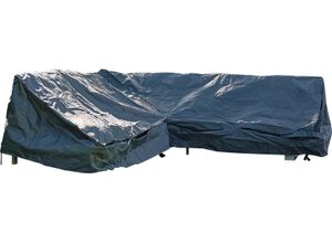 8711666032176 - Gartenmöbel-Schutzhülle WINZA OUTDOOR COVERS L Form grau B100cm H70cm L330cm Polypropylen (PP) Planen geeignet für Gartenmöbel-Sets in L-Form in zwei Größen erhältlich