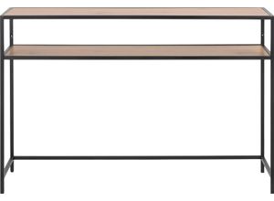 5713941128621 - Konsolentisch ACTONA GROUP braun (matt wildeiche matt schwarz matt wildeiche) B120cm H79cm T35cm Tische Metallgestell und 1 Einlegeboden Breite 120 cm in weiteren Varianten
