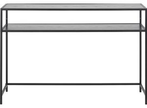 5713941128638 - Konsolentisch ACTONA GROUP schwarz (esche schwarz matt schwarz esche schwarz) B120cm H79cm T35cm Tische Metallgestell und 1 Einlegeboden Breite 120 cm in weiteren Varianten