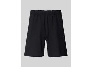 4067891264948 - Regular Fit Shorts mit Label-Stitching
