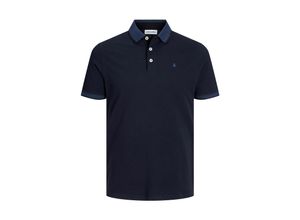 5715098172076 - Jack & Jones JJEPAULOS POLO SS NOOS Poloshirt navy in XXL