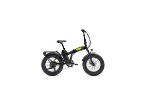 4262467731521 - MBM Elektro-Kompaktfahrrad   Faltrad N-VER FOLDING 92 20 Zoll black-lime