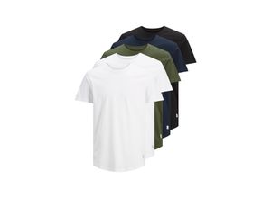 5714928269771 - Jack & Jones T-Shirt 5er Pack 5 Pack T-Shirt Rundhals JJENOA TEE CREW NECK