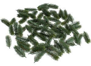 4260600491356 - Kunstzweig BOTANIC-HAUS Tannenspitzen Kunstpflanzen Gr Ø H 4 cm x 4 cm 72 St grün Weitere Weihnachtsdeko