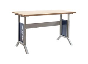 4050413029149 - Bedrunka+hirth - workline Grundgestell mit Arbeitsplatte Tiefe 750 Klemmfeststellung Maße in mm (BxT) 1000 x 750