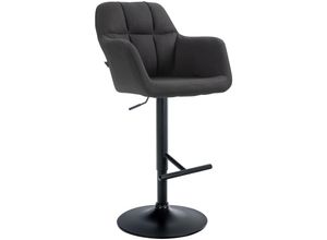 4251756499037 - Barhocker Natoma Stoff I 360° Drehbar Metallgestell Höhenverstellbar Mit Fußstütze I Thekenhocker Für Bar Mit Gepolsterte Sitzfläche