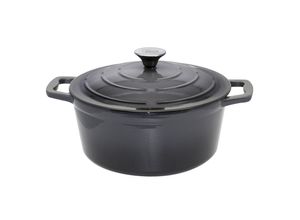 4006925336268 - Runder Bräter 26 cm Gusseisen grau