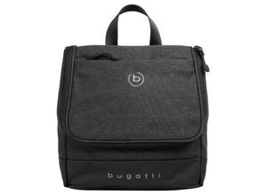 4250060356319 - Kulturbeutel BUGATTI UNIVERSUM Gr B H T 22cm x 21cm x 7cm onesize schwarz Kunstfaser unifarben Taschen
