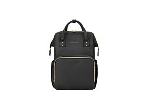 3800171214933 - Kikkaboo Wickeltasche Siena Rucksack Wickelunterlage Grifflänge einstellbar schwarz uni