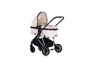 3800931063450 - Kinderwagen Aura 2 in 1 umbaubar Wickeltasche Sitz umkehrbar bis 22 kg creme
