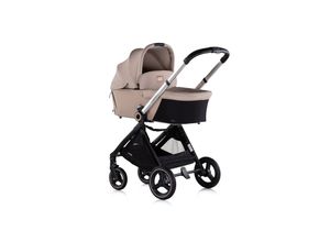 3800931063986 - Kinderwagen Elite 3 in 1 i-Size Babyschale Sportsitz Babywanne Tasche braun