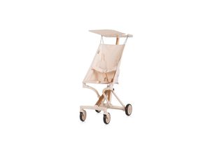 3800931064075 - Kinderwagen Buggy Unique Aluminiumrahmen faltbar 3-Punkt-Gurt Tasche beige