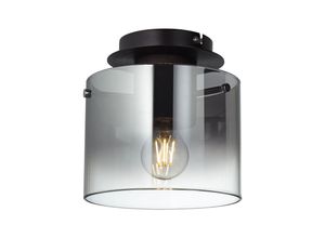 4004353358494 - BRILLIANT Lampe Beth Deckenleuchte 20cm Kaffee rauchglas 1x A60 E27 60W gf Normallampen n ent Für LED-Leuchtmittel geeignet Dimmbar bei Verwendung geeigneter Leuchtmittel