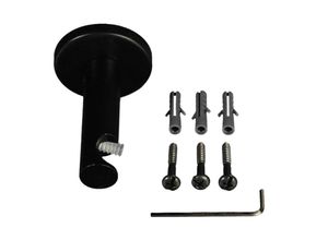 4016318280337 - Gardinenstangenhalter Gardinenstangenhalterungen Gr Ø 16 cm schwarz Gardinenstangenhalter Gardinenstangenhalterungen für Gardinenstangen Ø 16 mm