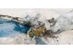 5715226318956 - Leinwanddruck NIGHT BLUE (LBH 140x70x4 cm)