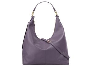4262427390249 - Shopper SAMANTHA LOOK Damen Gr B H T 36cm x 40cm x 13cm onesize lila (violett) Leder leicht glänzend unifarben Taschen Made in Italy Große Handtasche mit Smartphonefach