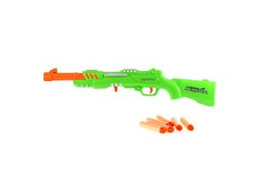 4250897425271 - Toi-Toys - FAOMSTRIKEX - Gewehr mit 6 Schaumstoffpfeilen Shotgun Pistolegrün