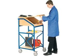 4250448506053 - Stehpult mit 2 Böden 1300 x 620 x 670 mm