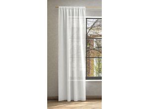 4006470485398 - Vorhang NEUTEX FOR YOU Mara-ECO Gardinen Gr 245 cm Stangendurchzug 144 cm weiß (wollweiß) Stangendurchzug Nachhaltig