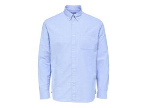 5714920186229 - Freizeithemd mit Button-Down-Kragen und unifarbenem Design