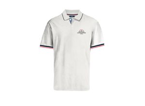 5715426091772 - Jack & Jones Shirt Piqué-Poloshirt BLUWAVE POLO SS mit Rippbündchen und Logo-Stitching
