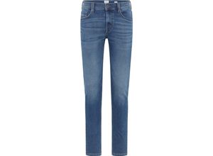 4058823435598 - Slim Fit Jeans mit Label-Patch Modell OREGON