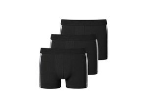 4007065797223 - Shorts 3er-Pack Organic Cotton Streifen schwarz - 95 5 5