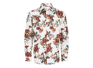 5715515455560 - Jack & Jones Hemd NORDIC FLORES Langarmhemd mit Kent-Kragen