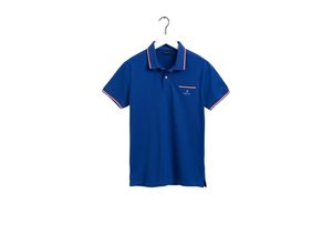 7325706475017 - Shirt Piqué Rugger Poloshirt mit Kontraststreifen
