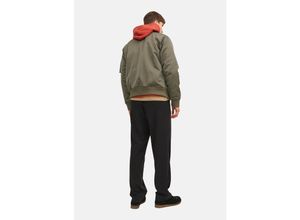 5715424316495 - Jack & Jones Jacke OCEAN Bomberjacke mit Reißverschluss Taschen und kontrastfarbenem Innenfutter