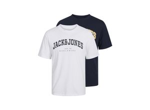 5715610681987 - Jack & Jones T-Shirt Caleb Kurzarmshirt Doppelpack