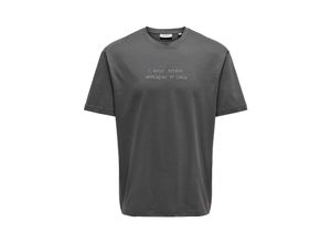 5715602867351 - T-Shirt mit Statement-Stitching Modell AARON LIFE