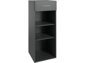 4065981003972 - Standregal WIMEX Multiraumkonzept das Schrank System für jedes Zuhause grau (grafit) B30cm H98cm T40cm Spanplatte Regale planbar und erweiterbar mit vielen Schranktypen