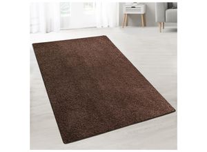 4064149205647 - Karat homeliving Shaggy-Teppich auf Maß Barcelona Dunkelbraun 92