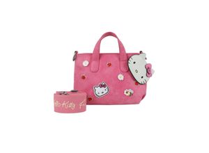 4059065273924 - Schultertasche FRITZI AUS PREUSSEN Big Baby Appletree Damen Gr B H T 11cm x 165cm x 20cm pink Kunstfaser bedruckt Taschen mit tollem Hello Kitty-Motiv