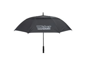 0609411824948 - #Werkeholics Regenschirm schwarz