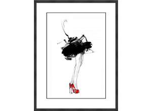 4250133649089 - Gerahmtes-Bild RED SHOES (BHT 62x82x3 cm) BHT 62x82x3 cm weiß
