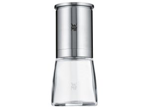 4000530569011 - Gewürzmühle De Luxe grau (edelstahl) B6cm H14cm T6cm Ø6cm Küchenmühlen Keramik-Mahlwerk aromadicht Mahlstärken-Einstellung Cromargan