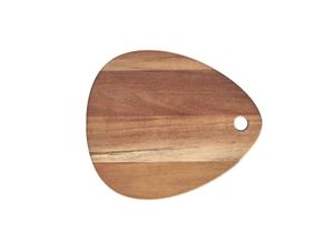 4003368255187 - Schneidebrett aus echtem Akazienholz Tropfenform geölt Natürliches Holzbrett zum Schneiden und Servieren Maße (L x B x H) ca 30 x 26 x 2 cm 4003368255187 - Schneidebrett aus echtem Akazienholz Tropfenform geölt Natürliches Holzbrett zum Schneiden und Servieren Maße (L x B x H) ca 30 x 26 x 2 cm