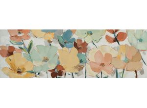 4050743068504 - Gemälde PASTELLBLUMEN (BHT 150x50x380 cm) BHT 150x50x380 cm bunt Bild Kunstdruck Wandbild
