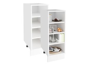 4051814430725 - Küchenregal Maße ca H 82 x B 30 x T 44 cm ausreichend Stauraum platzsparendes Regal - Esilo