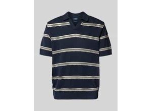 4069469463739 - Relaxed Fit Strickpolo mit V-Ausschnitt
