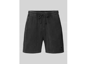 8054041702012 - Regular Fit Shorts mit Label-Stitching