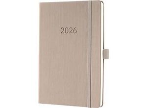 4004360773174 - Wochenkalender Conceptum 2026 C2660 A5 192 Seiten 1 Jahr 2 Seiten für je 1 Woche PEFC®-Papier Kunststoff taupe