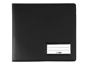 4004360902673 - Einband für Formularbücher EF610 A6 Querformat Stifteschlaufe Einstecktaschen ohne Inhalt PU schwarz