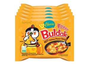 8801073144491 - Sam Yang Noodle Hot Chicken Cheese 140g 5er Pack