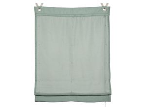 4003018382744 - Raffrollo GRS Zen Silence grün (dunkelgrün) B60cm H140cm Obermaterial 100% Kunststoff Raffrollos Stoff aus 50 % recyceltes Polyester